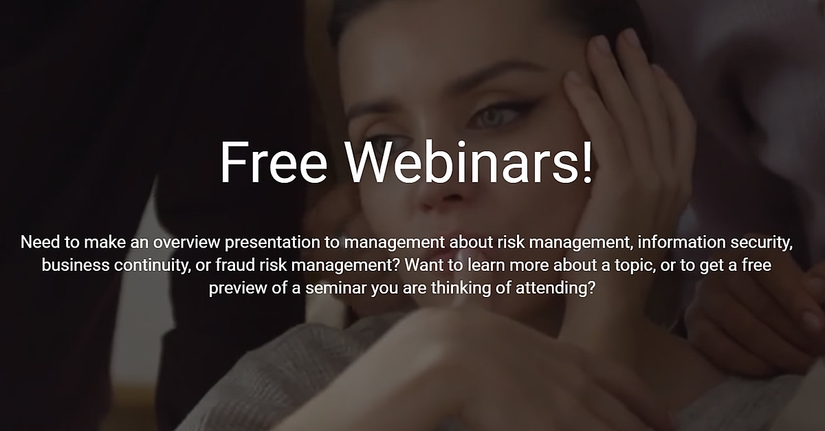 Free Training Demos / Webinars